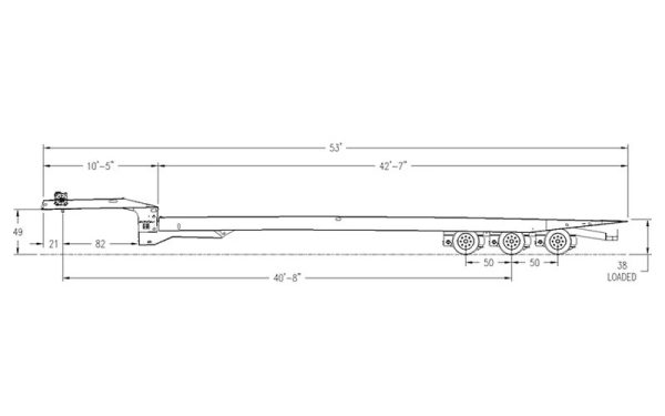XLSpecialized Trailers XL 110 Slide Axle - Ballard